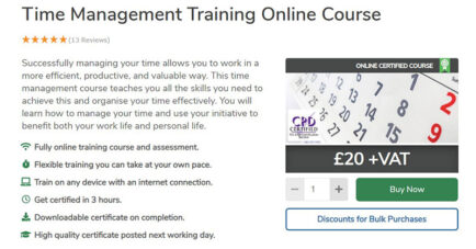 Time Management Courses That Will Help You Organize Your Time Better