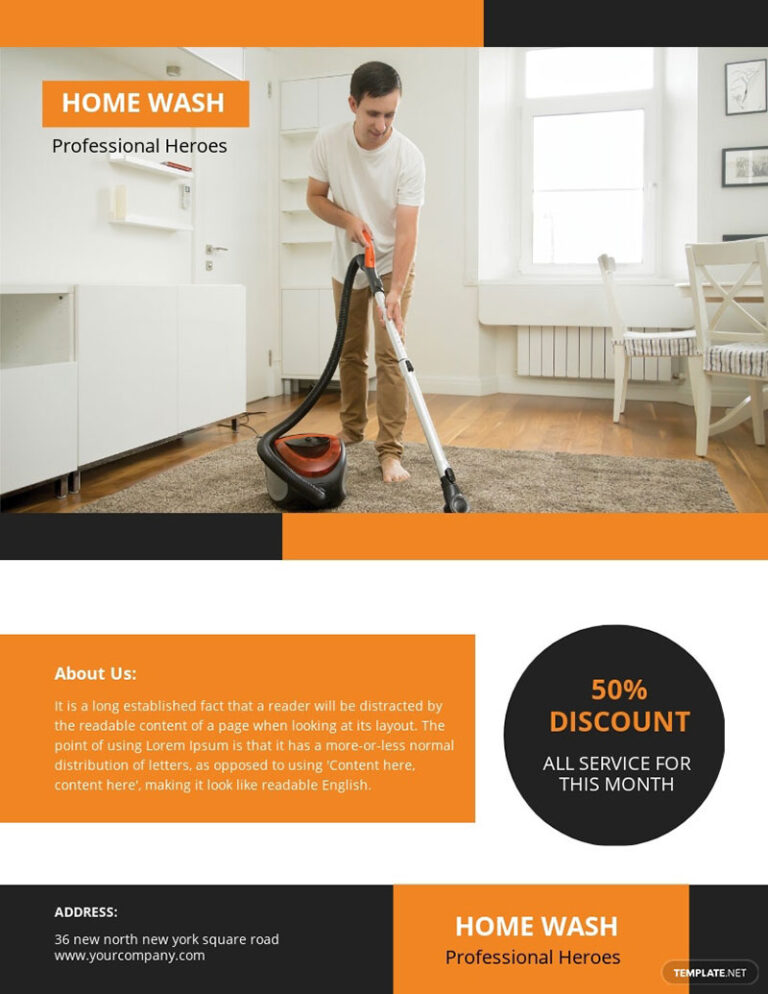 What to Put on A Cleaning Service Flyer (Examples Included)