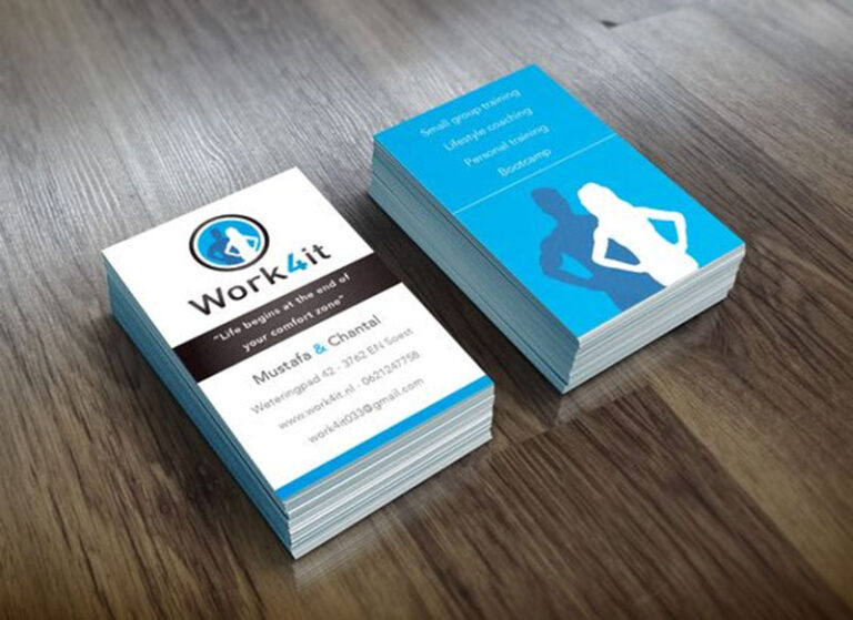 Personal trainer business cards examples to inspire your own