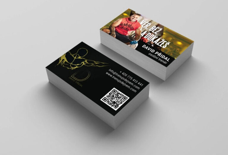 Personal trainer business cards examples to inspire your own