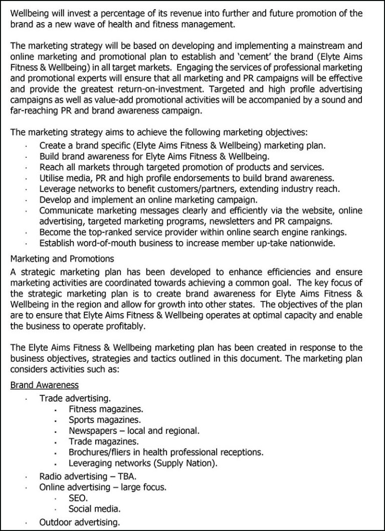 How To Write A Personal Training Business Plan (+Bonus Templates)