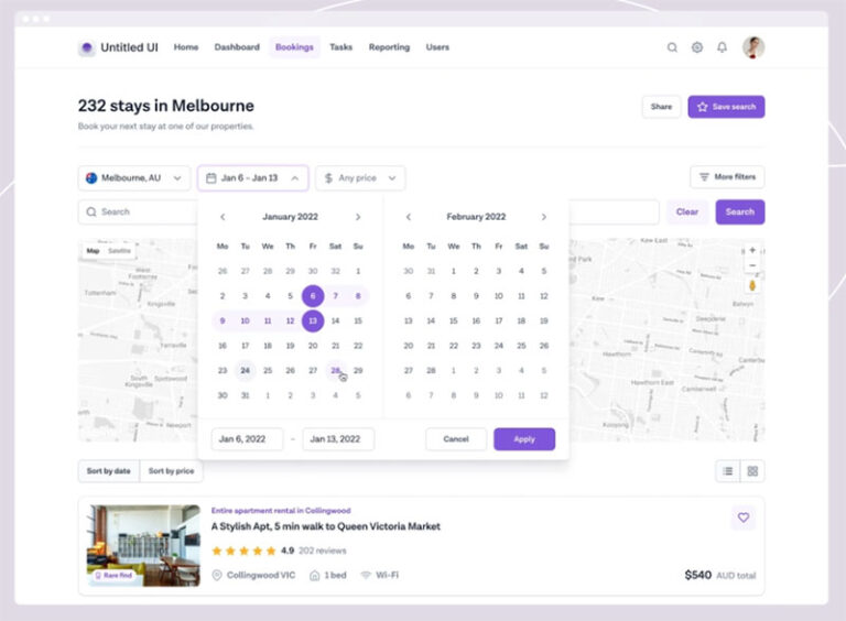 Top Booking Page Design Examples in 2024