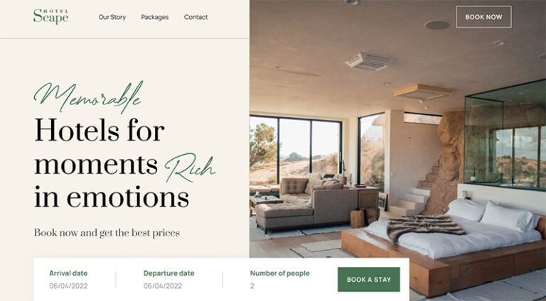 Top Booking Page Design Examples in 2024