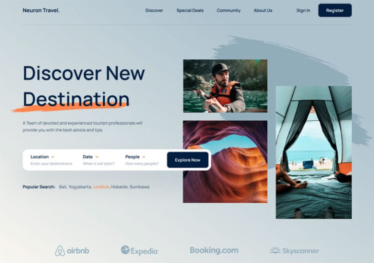 Top Booking Page Design Examples in 2024