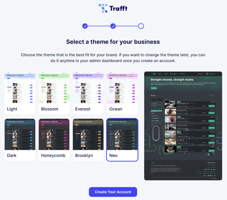 Sign Up Docs - Trafft