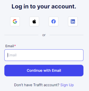 Sign Up Docs - Trafft