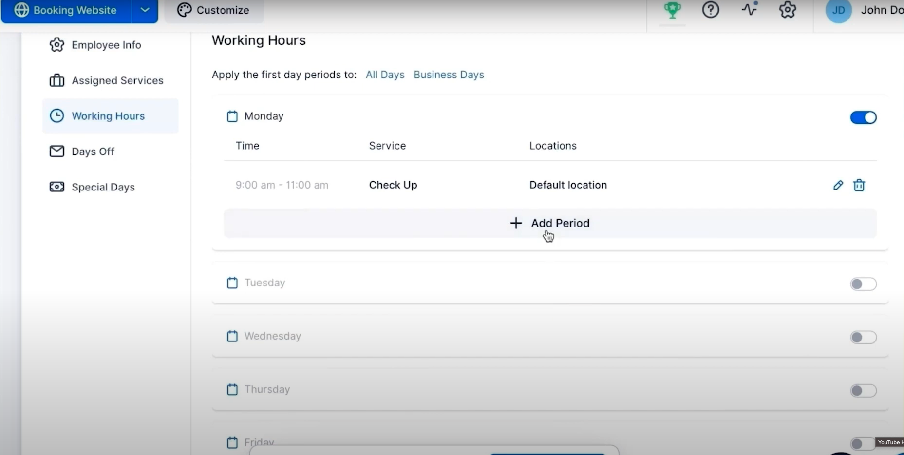 Trafft Hacks: How to Set Employee Work Schedules - Trafft